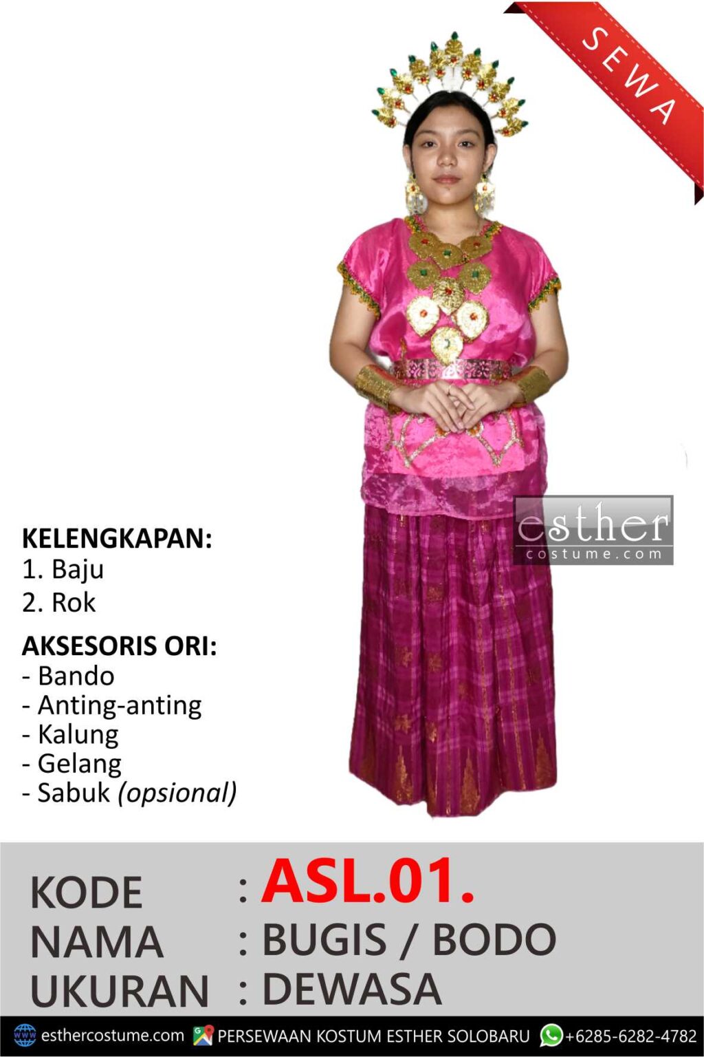 - Adat Sulawesi (ASL) - ESTHER COSTUME