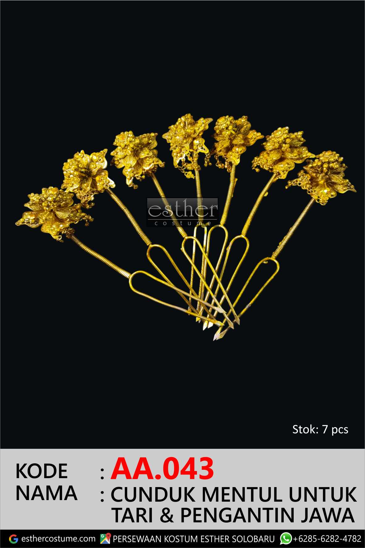 AA.043 Perhiasan Jawa – ESTHER COSTUME
